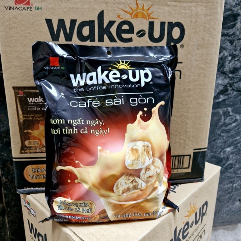 Cà Phê Wake Up Sài Gòn Bịch 456g (24 gói x 19g) | Shopee Việt Nam