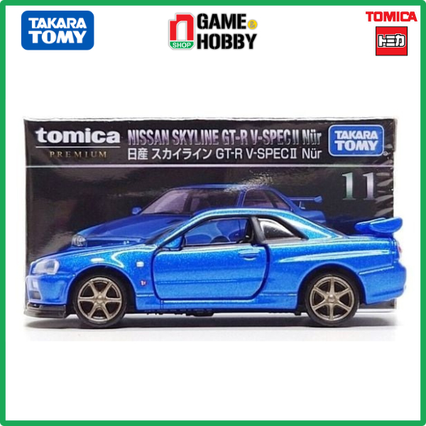 MÔ HÌNH XE ĐỒ CHƠI TOMICA PREMIUM NO. 11 NISSAN SKYLINE GT-R V-SPEC II NUR CHÍNH HÃNG TAKARA ...