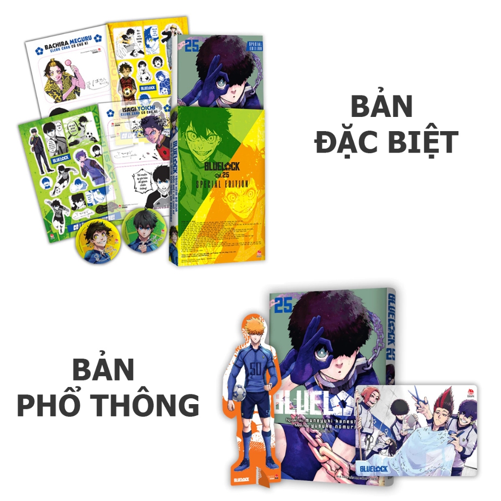 Truyện Tranh - BlueLock (Blue Lock) - Tập 25 - Combo Bản Đặc Biệt ...