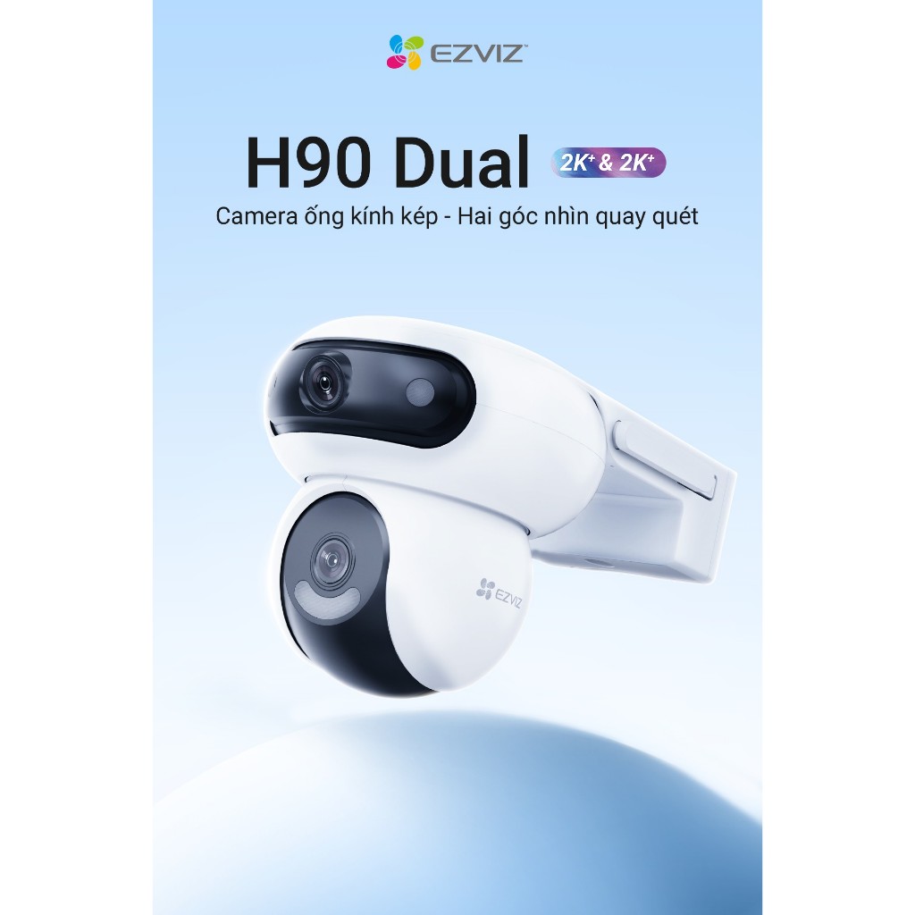 Camera Wifi EZVIZ H90 Dual 2K+ (4MP + 4MP) 2 Mắt, Xoay 360 Độ Ngoài ...