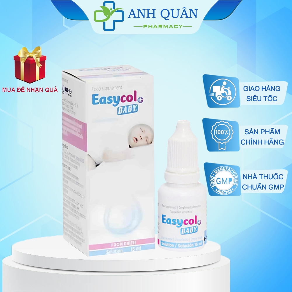 [CHÍNH HÃNG] Men tiêu hoá Easycol Baby + hỗ trợ làm giảm các triệu ...