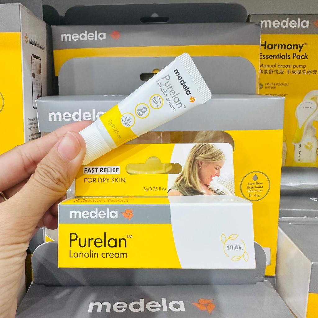 Kem giảm nứt đầu ti Medela Tender Care Lanolin, Purelan 100 - Có hộp ...