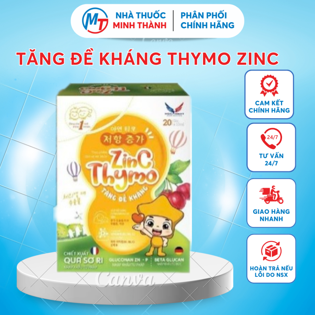 THYMO ZINC Hỗ Trợ Tăng Sức Đề Kháng | NHÀ THUỐC MINH THÀNH | Shopee ...