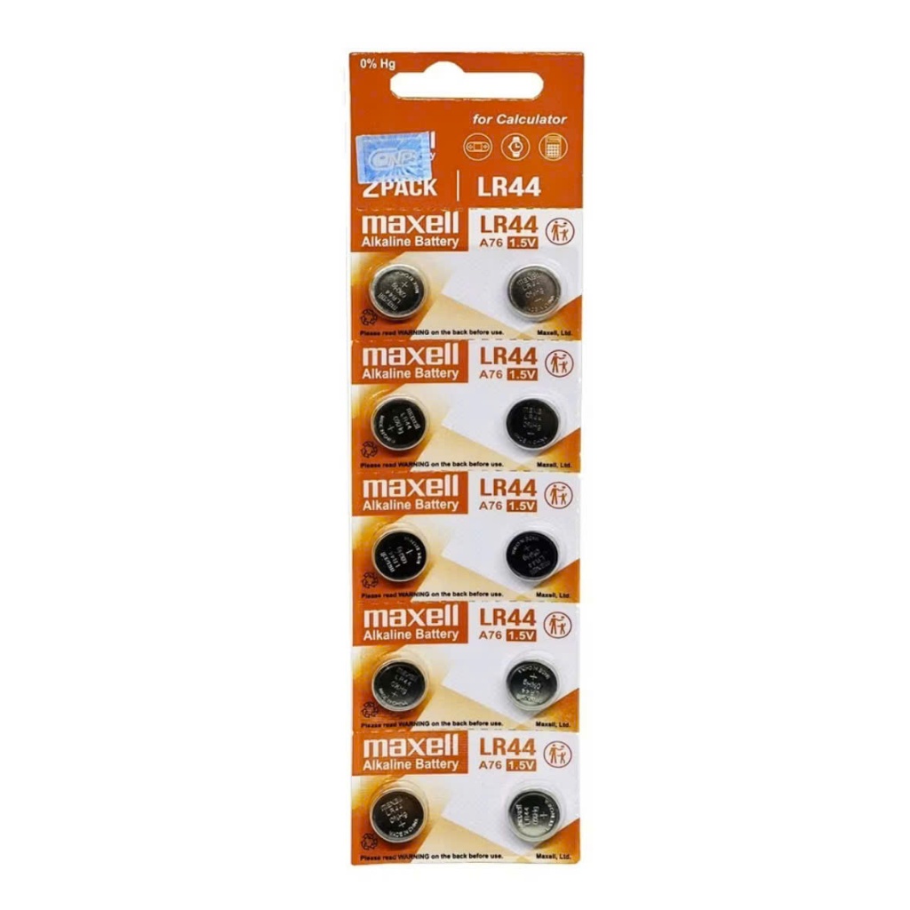 Pin LR44 Maxell Vỉ 10 Viên Chính Hãng thay Máy Tính Casio | Shopee Việt Nam