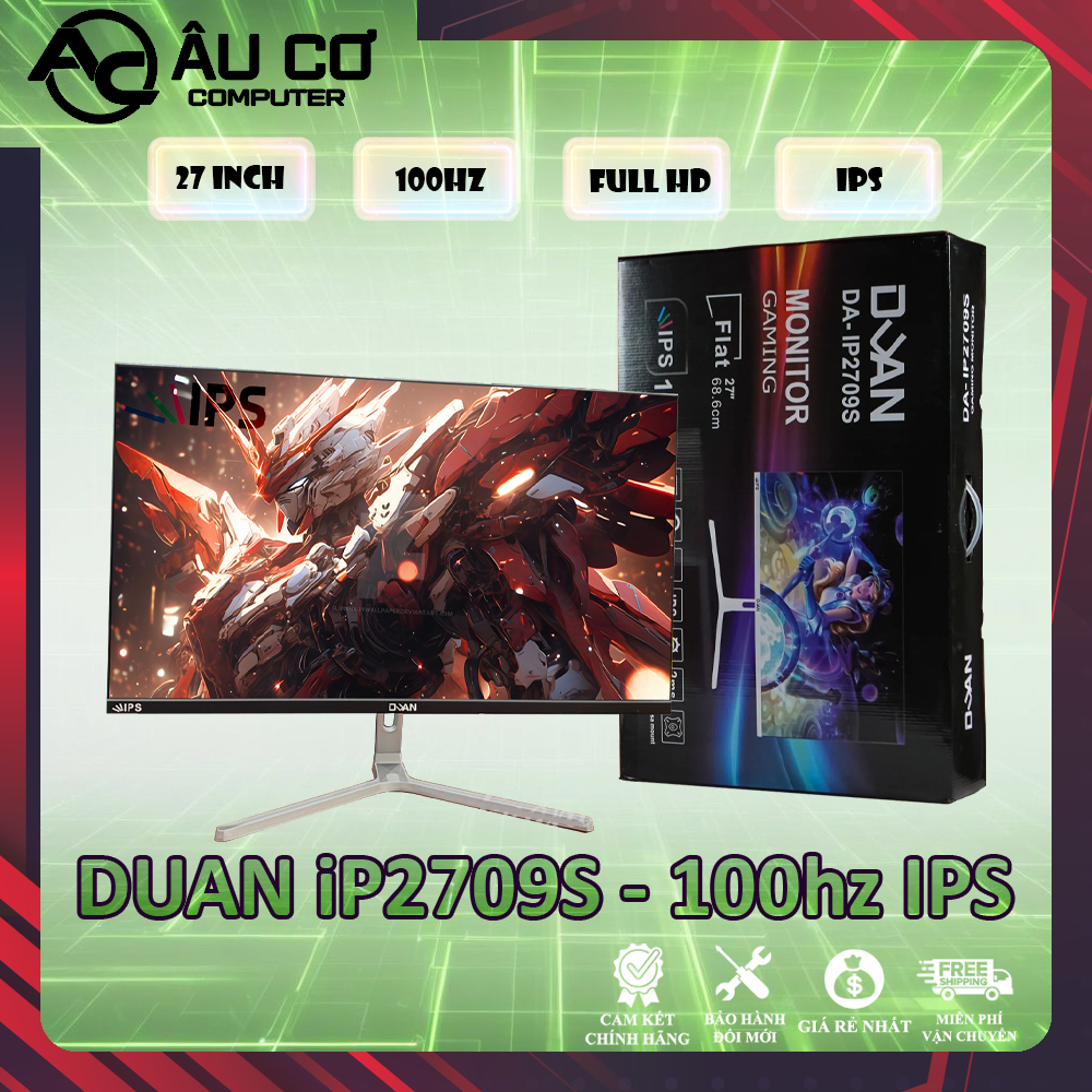 [GIẢM SỐC] Màn Hình Gaming Full viền DUAN 27 inch DT-IP2709S (IPS/100hz/FHD) - Bảo hành 24T ...