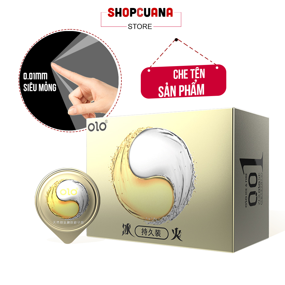 Bao Cao Su Olo 001 Lửa Băng Kd-tg, Bcs Siêu Mỏng, Size 52mm Ôm Sát ...