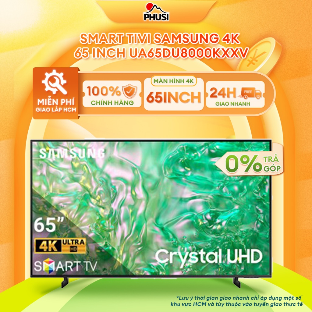 UA65DU8000 Smart Tivi Samsung 4K 65 inch UA65DU8000KXXV [MIỄN PHÍ GIAO ...