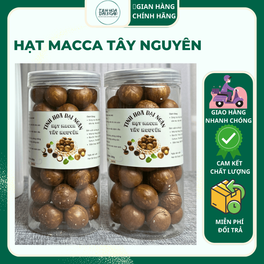 Hạt Macca Nứt Vỏ Dinh Dưỡng 500G, Các Loại Hạt Sấy Khô Dinh Dưỡng Ăn ...