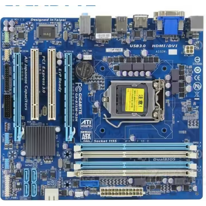 main B75m-d3h socket 1155 kèm i5 3470 + 2 ram 4gb | Shopee Việt Nam