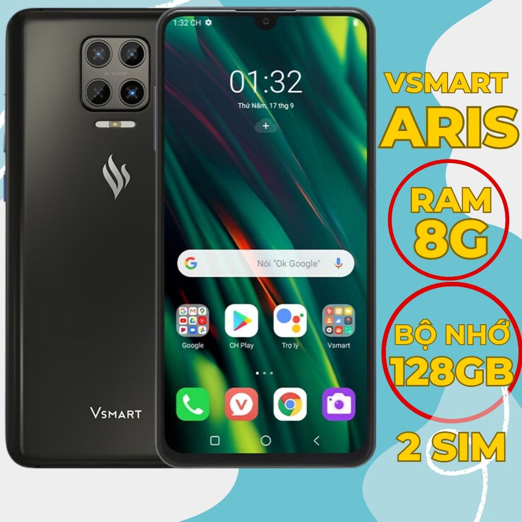 Điện thoại VSMART ARIS (8G/128gb) Máy Đẹp Đủ Phụ Kiện | Shopee Việt Nam
