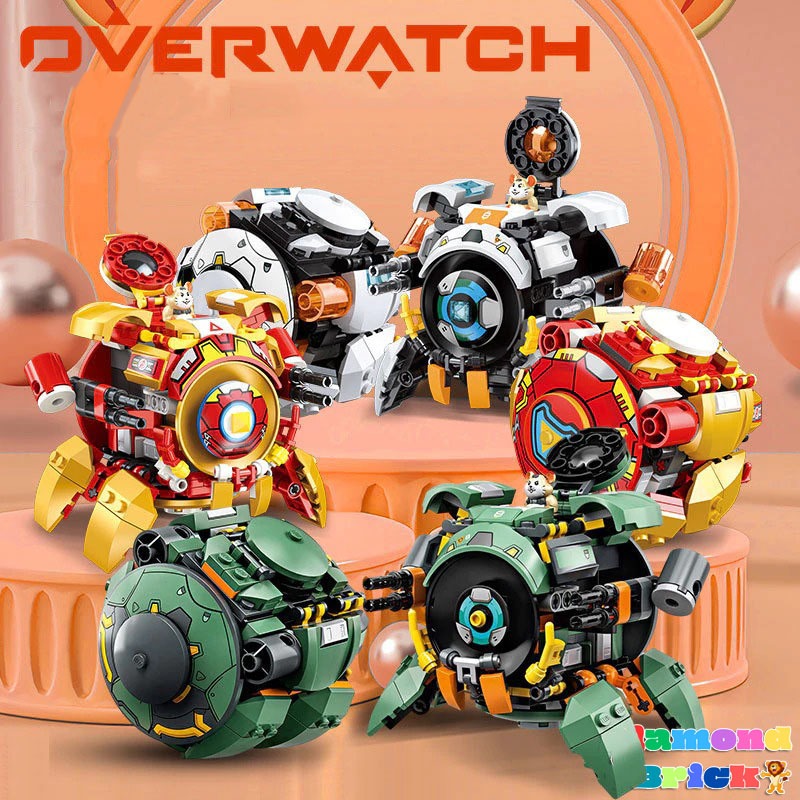 Đồ Chơi Lắp Ráp Xếp Hình Mô Hình Overwatch Wrecking Ball Hamster Mech ...