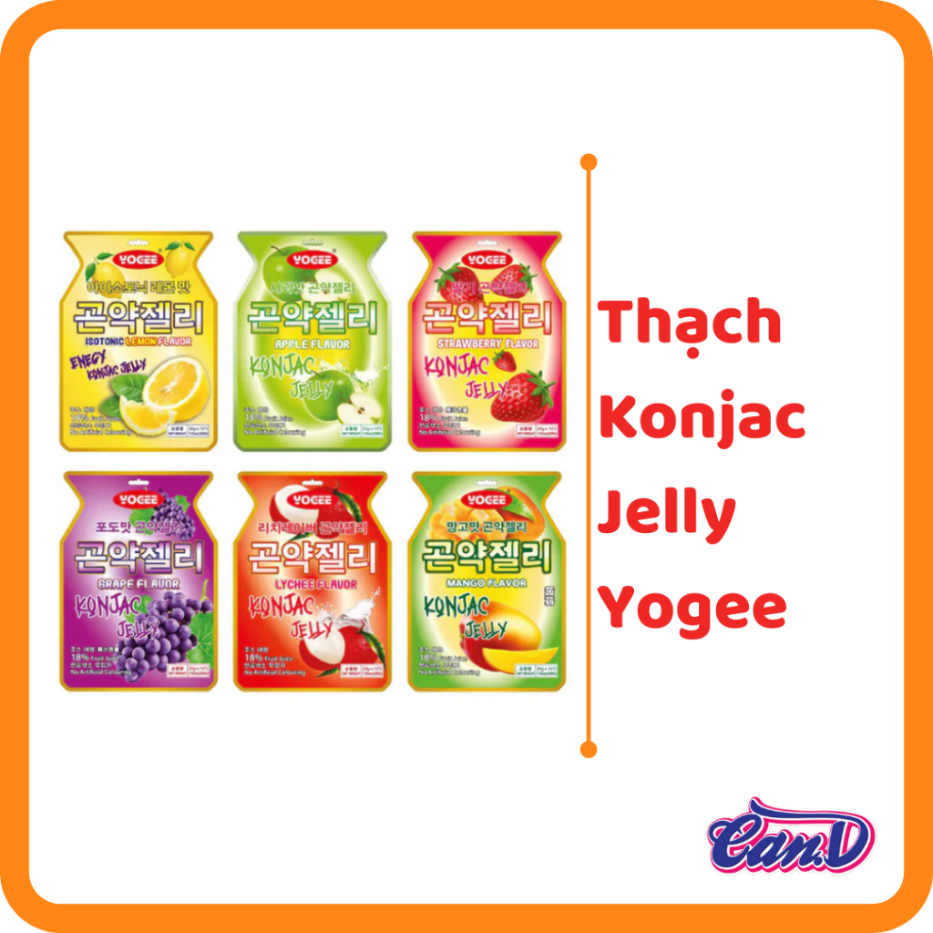 Thạch Konjac Jelly Yogee các loại | Shopee Việt Nam