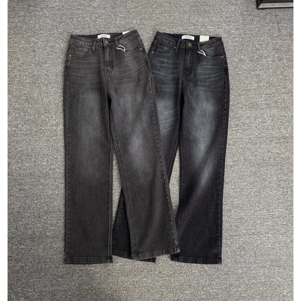 Quần jean suông SCG vải chính phẩm co giãn 98cm URATV | Shopee Việt Nam