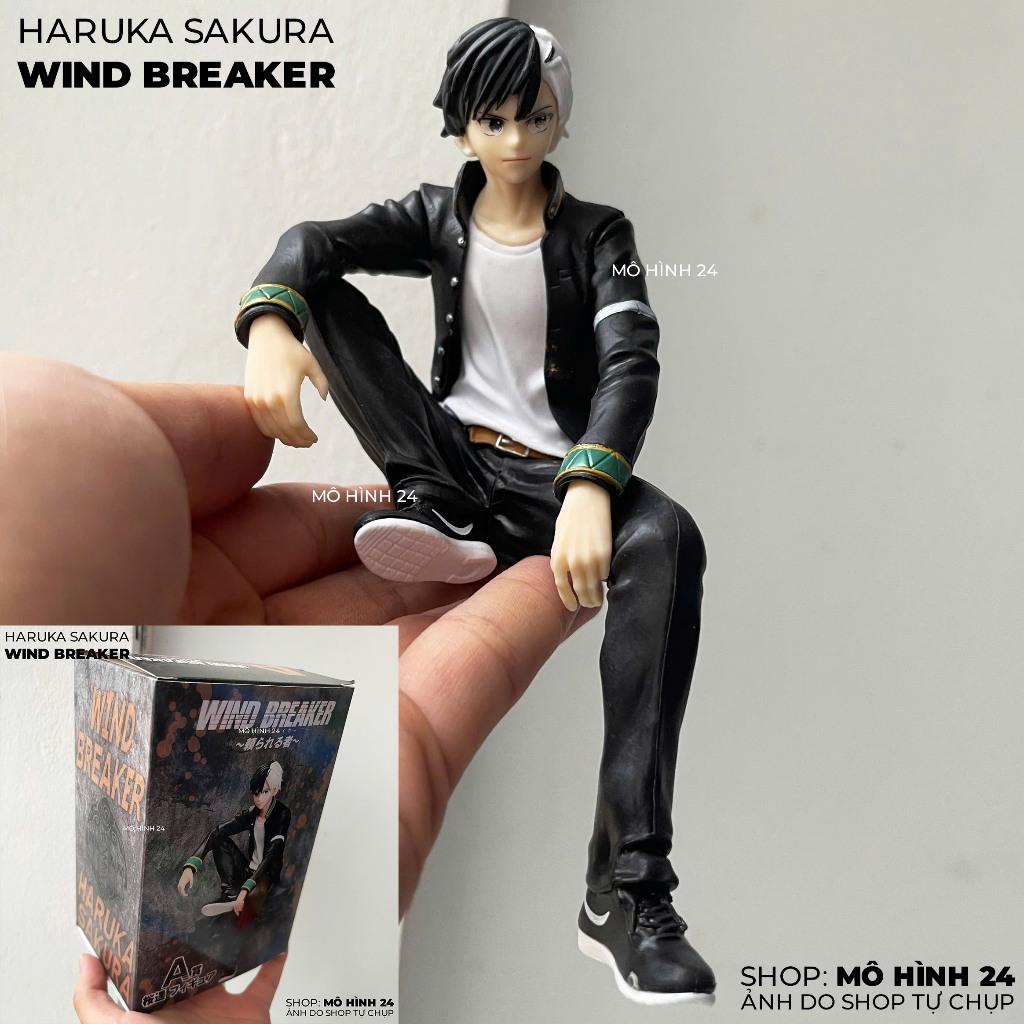 ĐỒ chơi Mô hình nhân vật Haruka Sakura main trong anime Wind Breaker ...