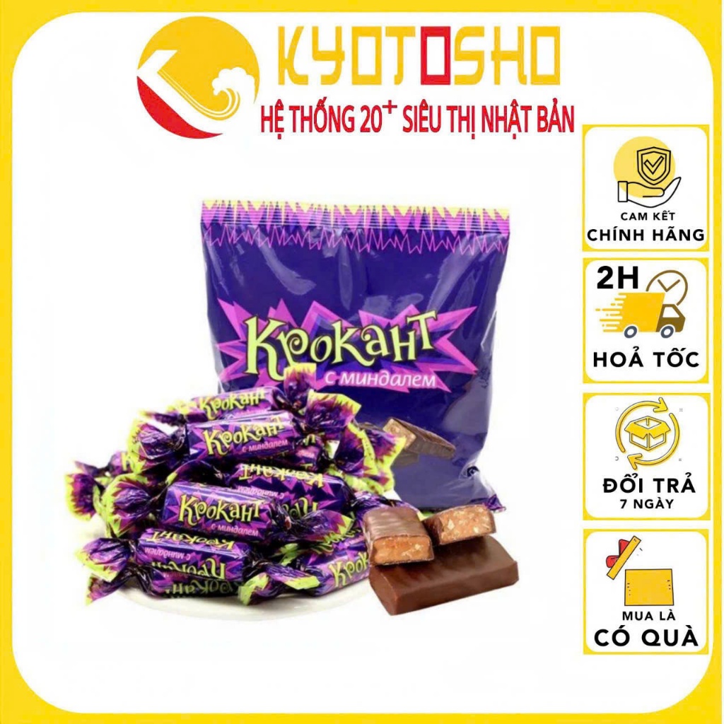 Kẹo Krokant 500G của Nga- Kẹo chocolate vỏ giòn | Shopee Việt Nam