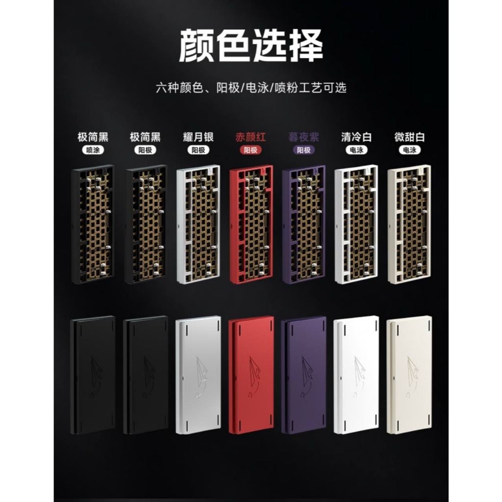 [HOẢ TỐC] BÀN PHÍM NHÔM WEIKAV D75 | 3 MODES KẾT NỐI | LED RGB | MẠCH XUÔI HOTSWAP 5 PIN ...