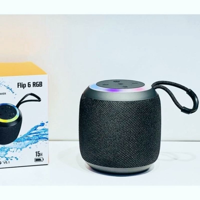 Loa mini Flip6 RGB công suất 5W, LED 7 màu nháy theo nhạc, loa ...