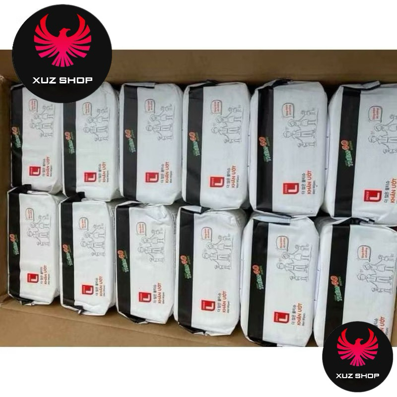 Combo 1 thùng 24 gói khăn ướt Lotte Choice L loại 120 tờ | Shopee Việt Nam