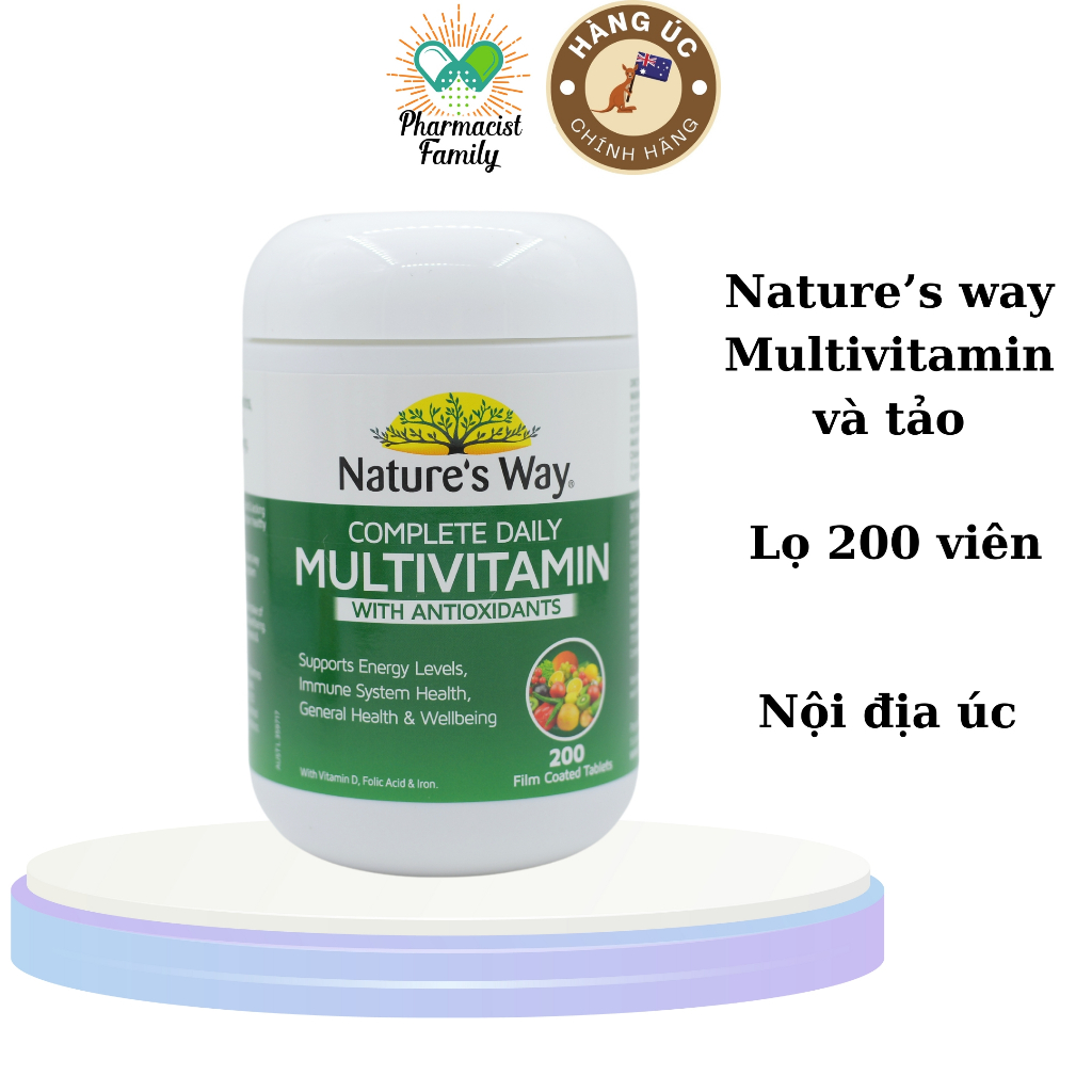 Vitamin Tổng Hợp [Úc] Nature’s Way Complete Daily Multivitamin - 200 ...