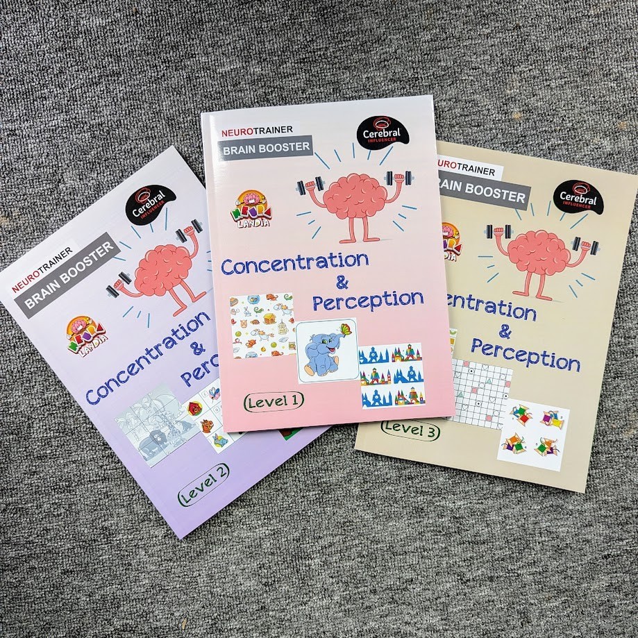 Concentration And Perception Bộ 3 cuốn sách tư duy rèn kỹ năng tập ...