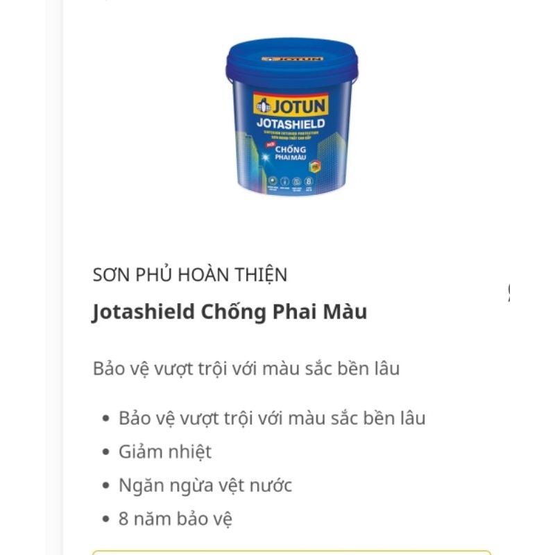 sơn ngoại thất cao cấp Jotun jotashield chống phai màu | Shopee Việt Nam
