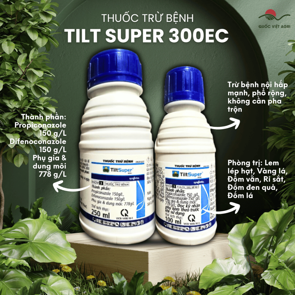 Thuốc trừ bệnh TILT SUPER 300EC (100ml - 250ml) Syngenta - Chuyên lem ...