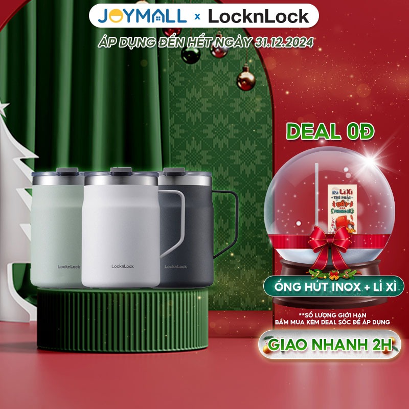 Ly giữ nhiệt LocknLock Metro Mug LHC4219 475ml , Hàng chính hãng, inox ...
