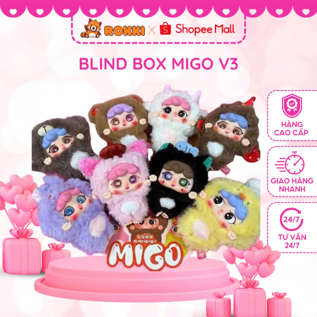 [ Blind Box ] Migo V3 Animal Party Series Hình Dễ Thương Anime, Blind ...