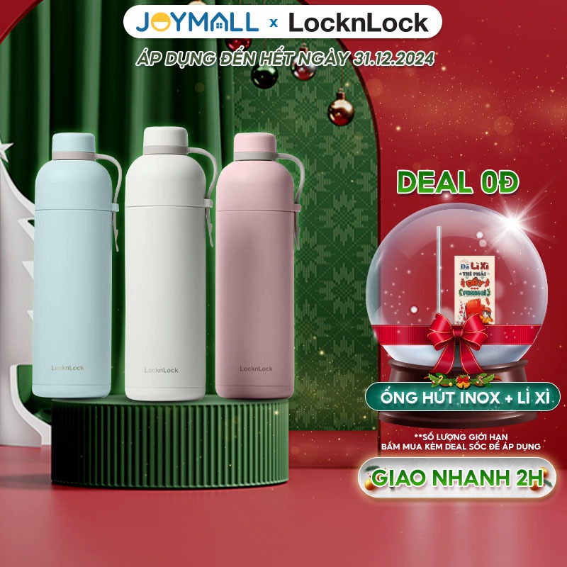 Bình giữ nhiệt LocknLock Belt Bottle LHC4267 490ml - Hàng chính hãng ...