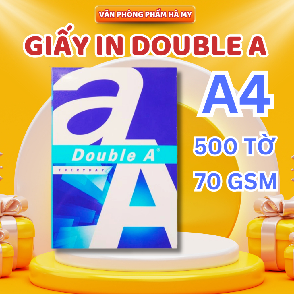 1 Ream 500 tờ Giấy in Double A 70gsm/80gsm Khổ A4 chất lượng cao | Shopee Việt Nam