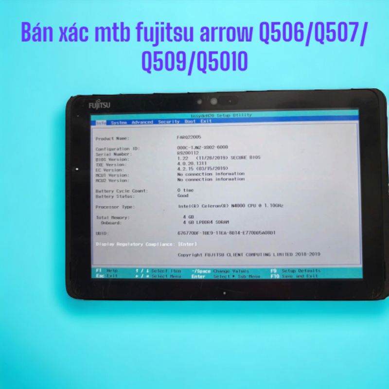 Thanh lý MTB Fujitsu arrows tap Q506/Q507/Q509/Q510 | Shopee Việt Nam