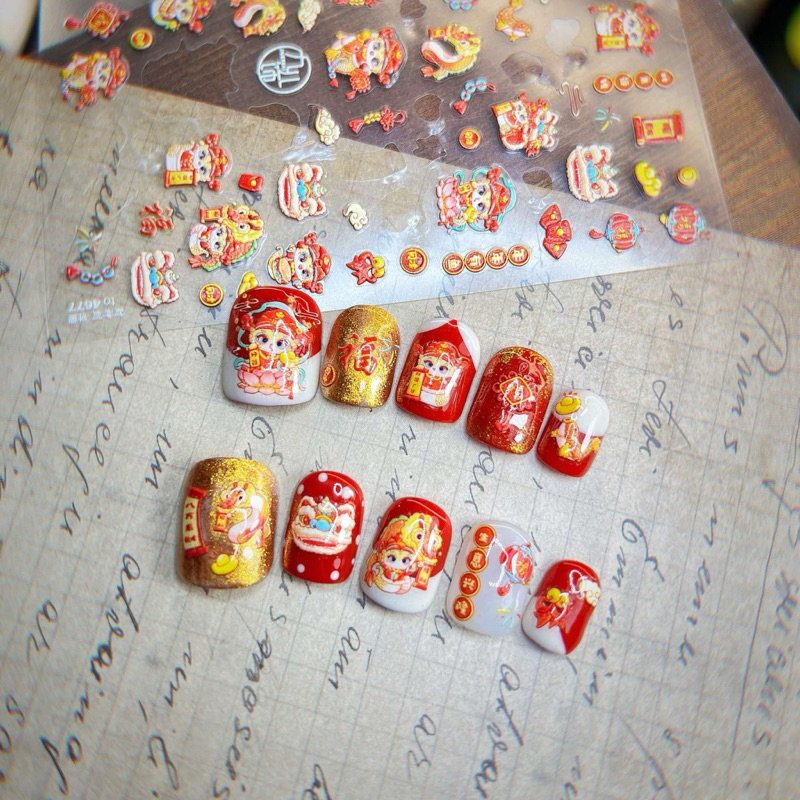 LINK TỔNG HỢP STICKER NỔI 5D TẾT 2025 ( 4690 4677 4689 4698 4705 ) | Shopee Việt Nam