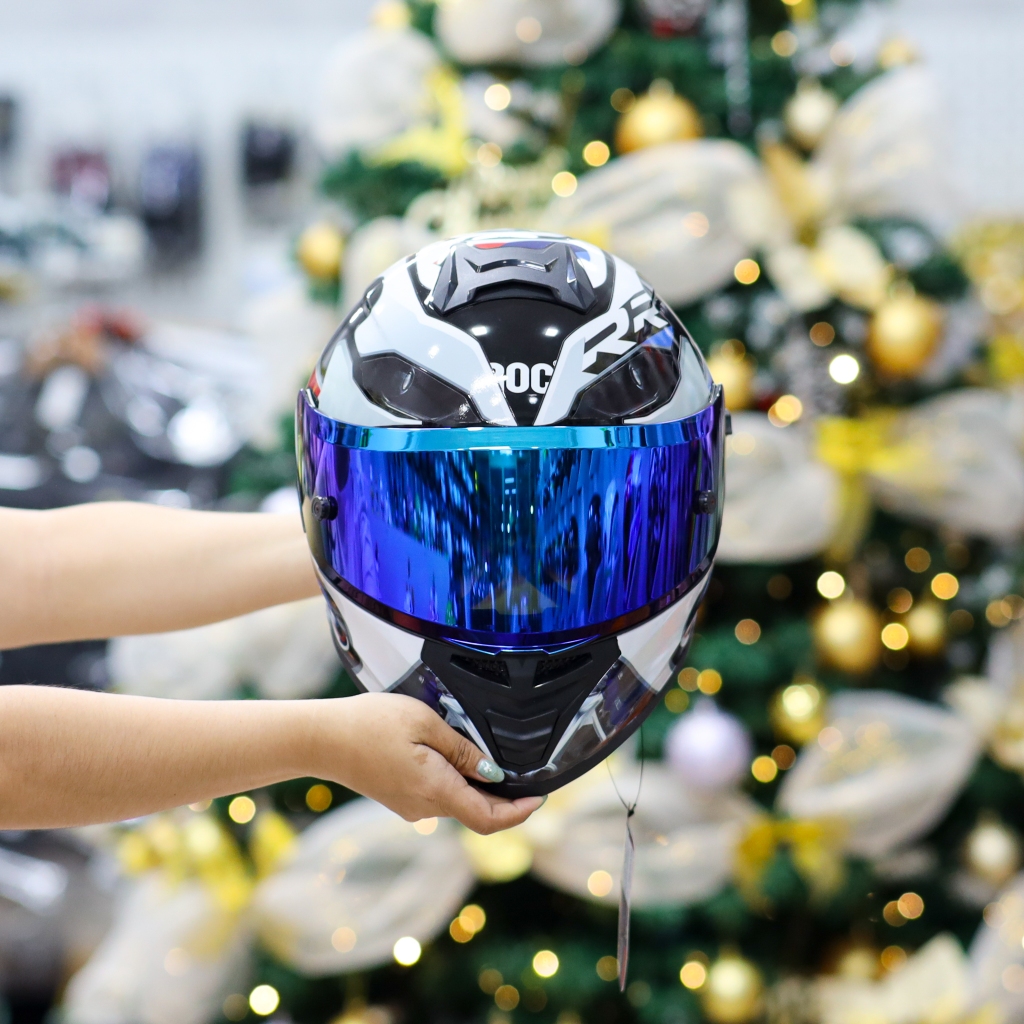 Combo Fullface ROC 08 Plus Đen Bóng + Dán Tem BMW New Version 2025 ...