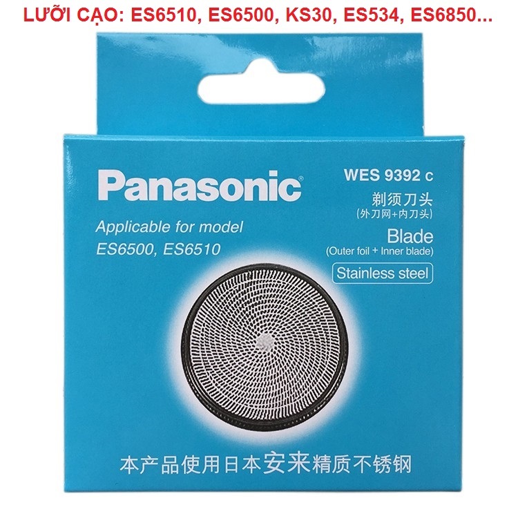 Bộ lưỡi dao và đầu chụp ES9392 cho máy cạo râu Panasonic 6510P ES6510, ES6510P ES6500 , ES6850 ...