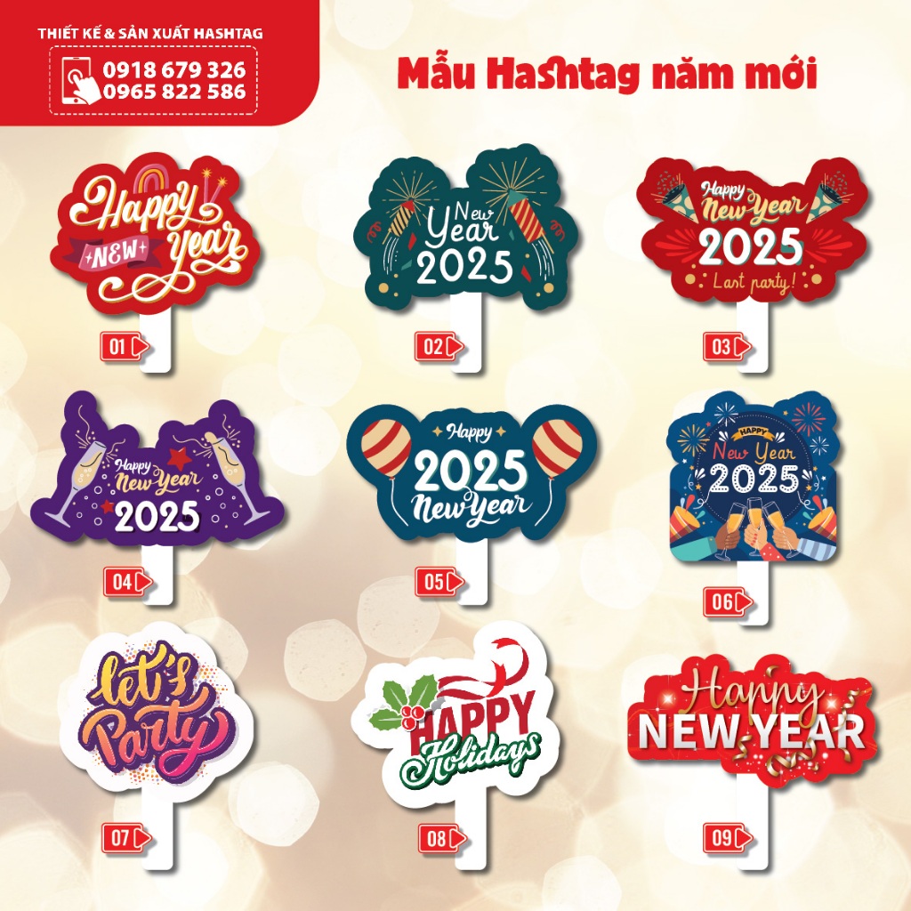 [Hashtag Tết] Chúc mừng năm mới, Year and Party, Hashtag Happy new year ...