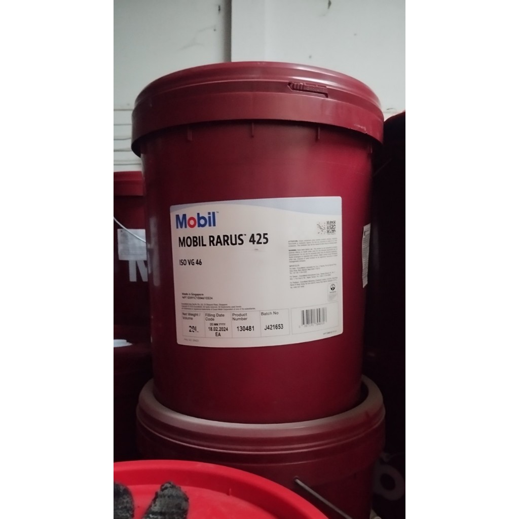Dầu Mobil Rarus 425-Dùng cho máy nén khí trục vít(1 thùng 20L) | Shopee ...