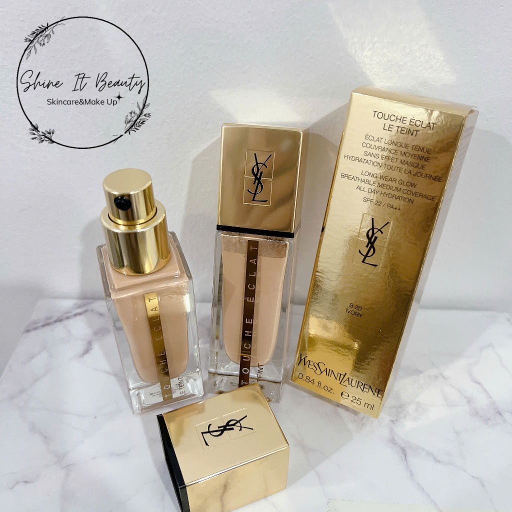 Kem nền 𝐘𝐒𝐋 𝐓𝐎𝐔𝐂𝐇𝐄 𝐄𝐂𝐋𝐀𝐓 𝐋𝐄 𝐓𝐄𝐈𝐍𝐓 tone B20 Ivory | Shopee Việt Nam