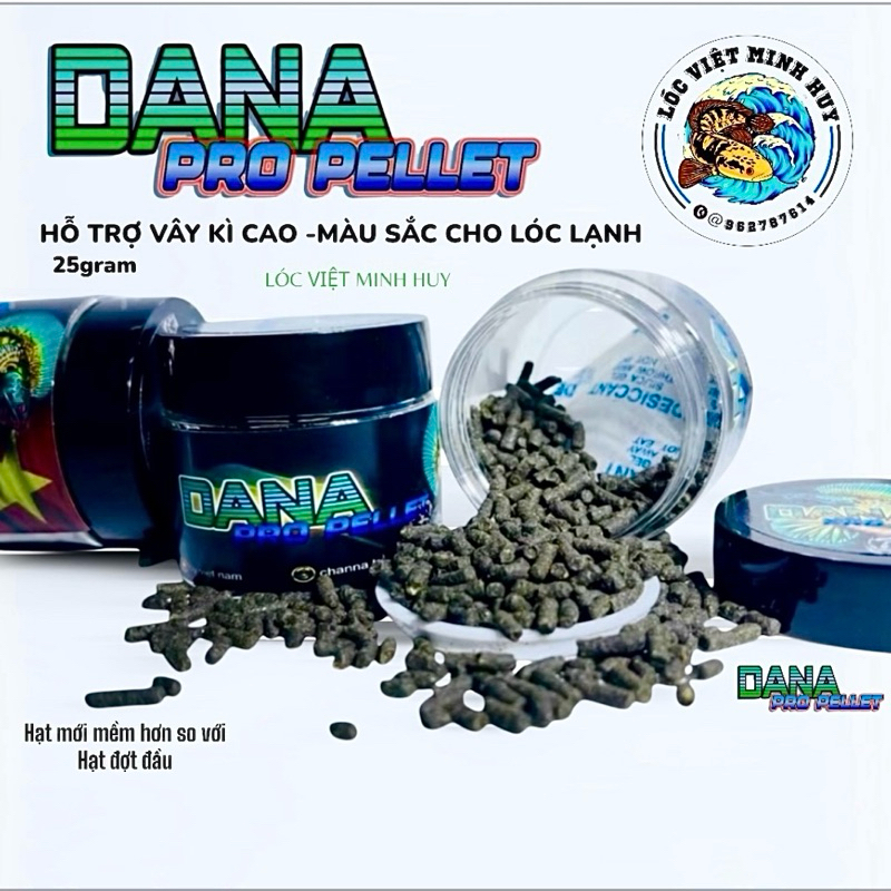 CÁM DANA PRO PELLET hỗ trợ Lóc Lạnh phát triển fin, màu sắc -nữ hoàng ...