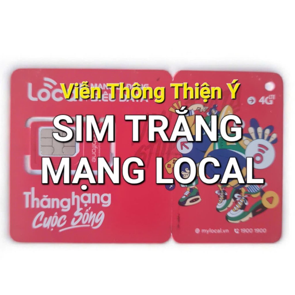 SIM TRẮNG LOCAL( chỉ thay sim hỏng,lỗi,cháy sim } | Shopee Việt Nam