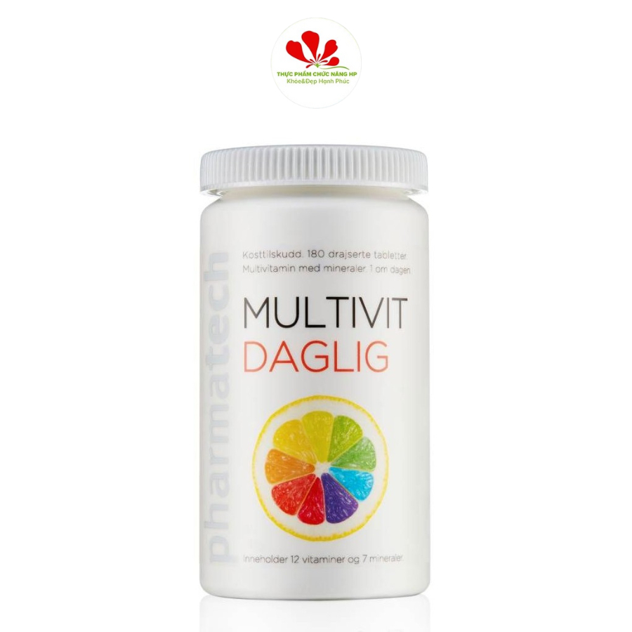 Thực phẩm bảo vệ sức khỏe MULTIVIT DAGLIG – 180 viên/lọ | Shopee Việt Nam