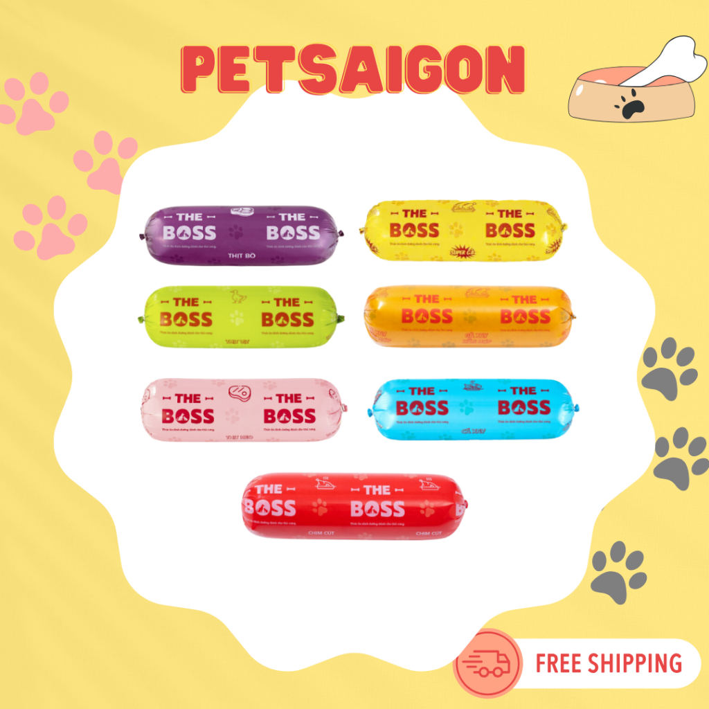 Pate Cho Chó Mèo The Boss - 800gr & The Boss Premium- 500gr | Shopee ...