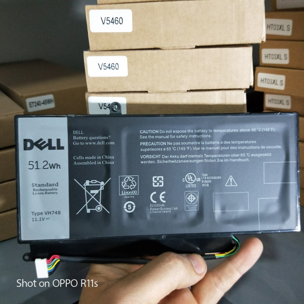 Pin laptop Dell Vostro 5460 5470 5480, VH748 P43F P41G, Dell Inspiron ...