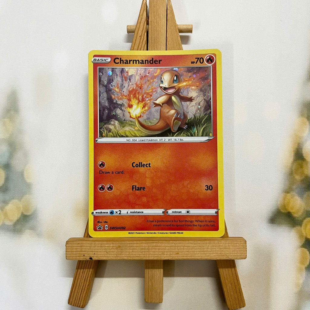 Thẻ hình Pokemon Charmander SWSH092 - Lá bài lẻ Sword & Shield Holo ...