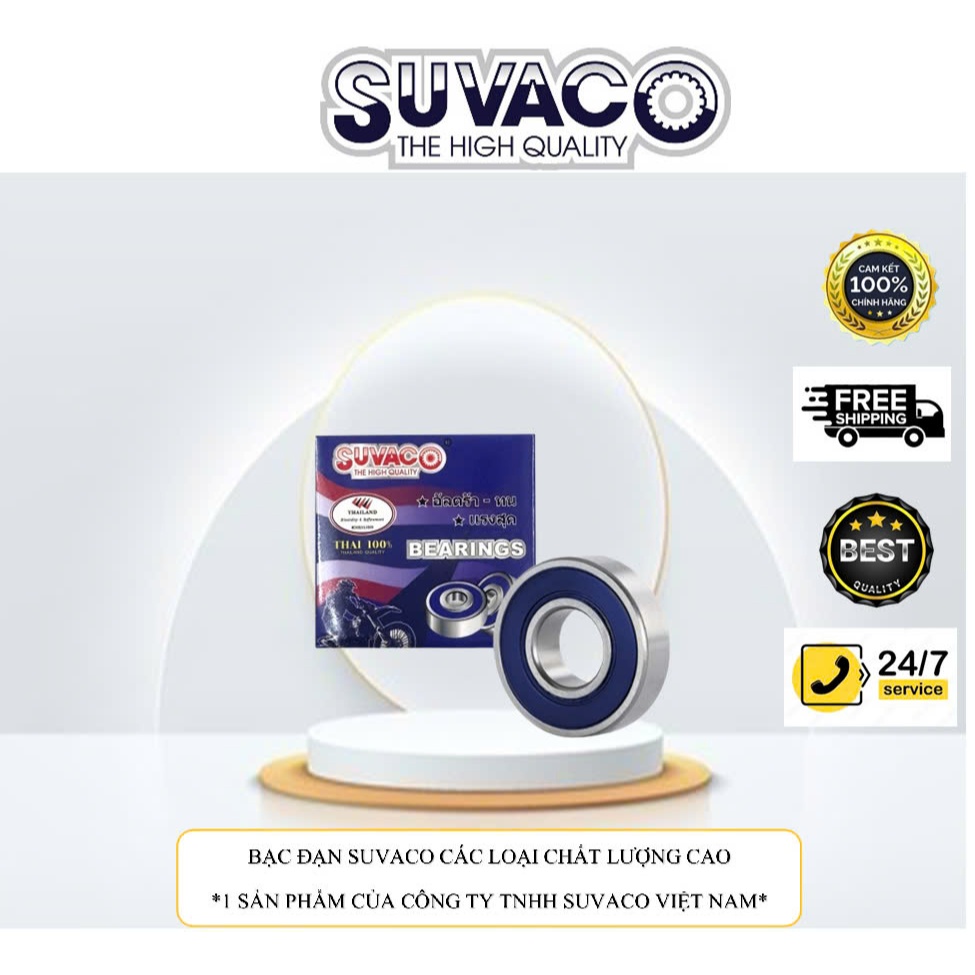 Bạc đạn (vòng bi) xe máy SUVACO chất lượng cao 2 bít sắt , công nghệ mỡ chống cháy đỉnh cao - an ...