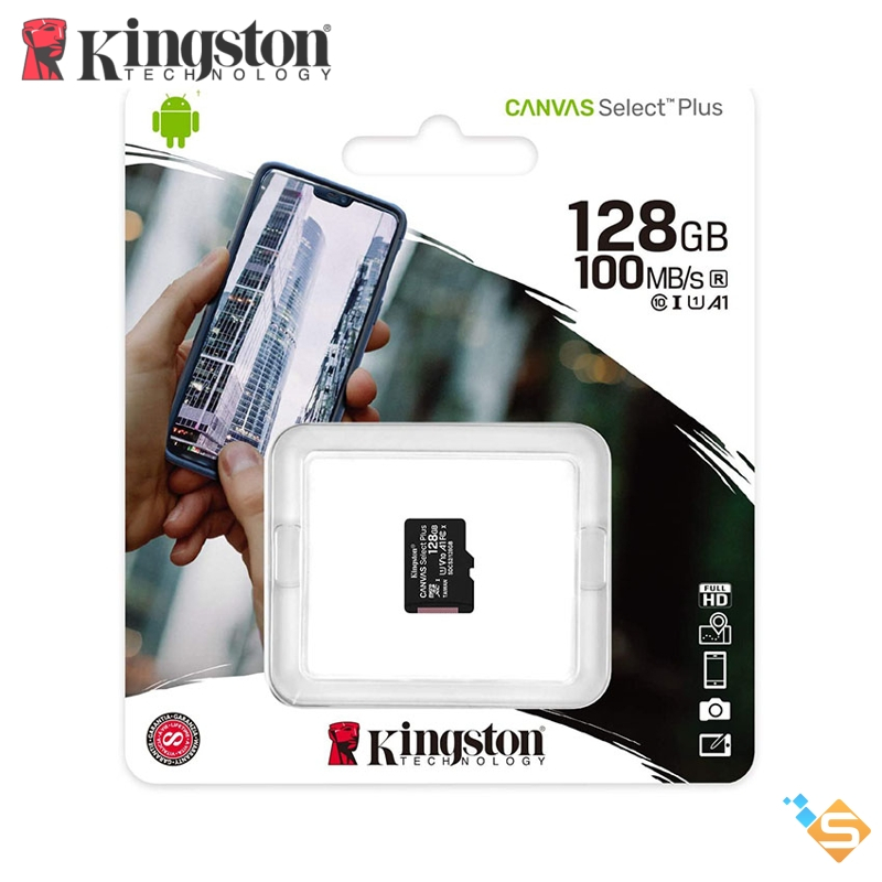 Thẻ Nhớ microSD Kingston 128GB 64GB Canvas Select Plus C10 A1 Đọc 100MB/s Bảo Hành Chính Hãng 5 ...
