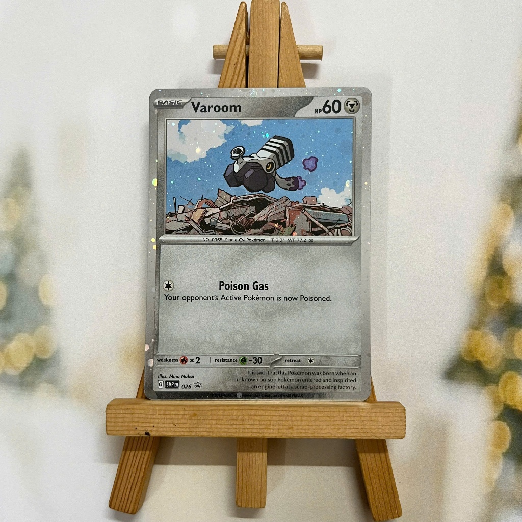 Thẻ hình Pokemon Varoom SVP026 - Lá bài lẻ Scarlet & Violet Cosmos Holo ...