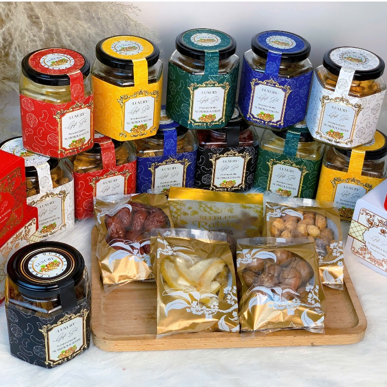 Tem Dán, Nhãn Dán hạt macca, hạt óc chó, hạt điều, Các Loại Hạt - Mứt ...