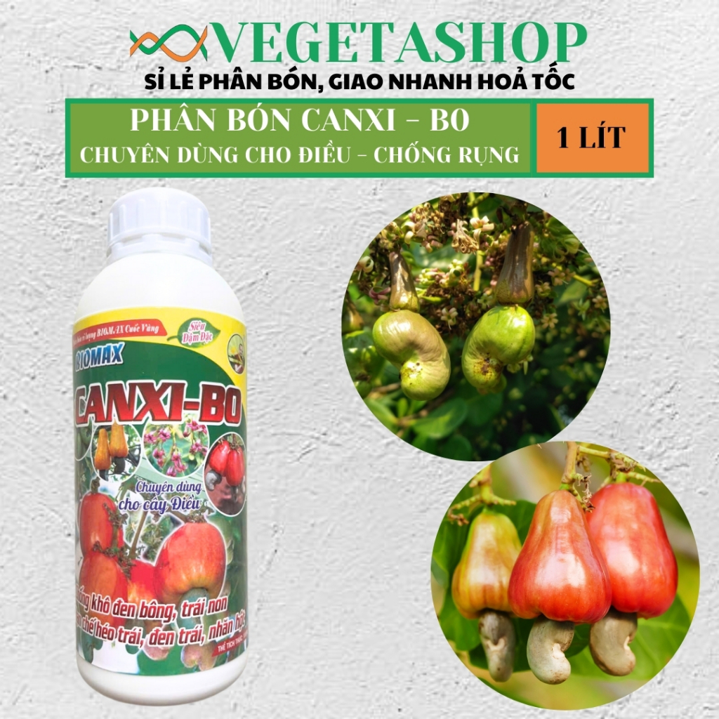 Phân Bón Canxi - Bo Chai 1 Lít - Chuyên Dùng Cho Điều, Chống Khô Đen ...