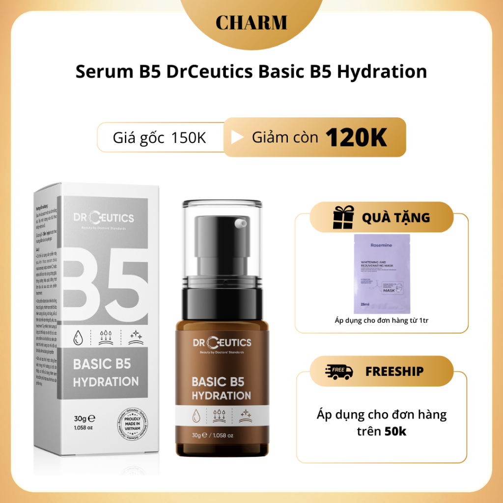 Serum B5 DrCeutics Basic B5 Hydration | Shopee Việt Nam