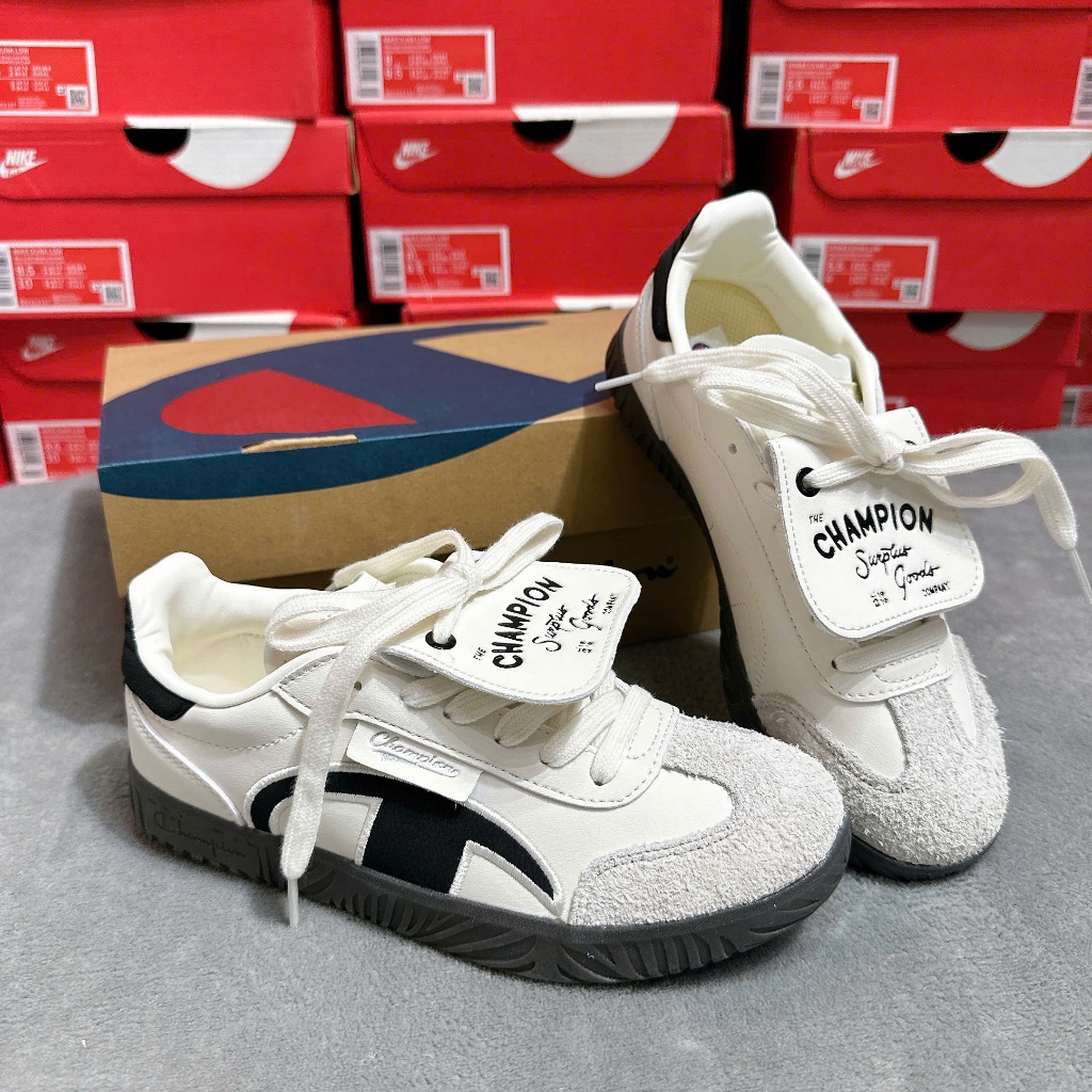 Giày thể thao Champion Essentials Champ T-Trainer ' Cream/Black, Giày ...